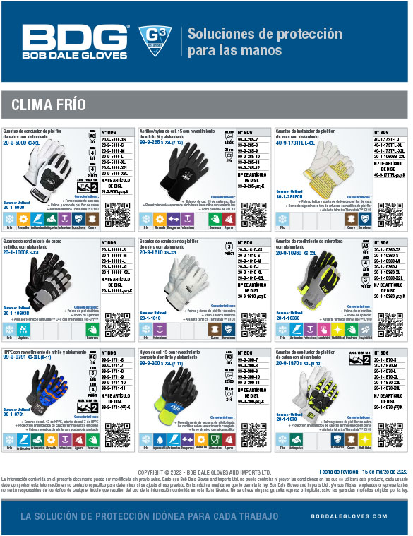 Catálogos de guantes por sector de actividad y tipo de trabajo - Bob ...